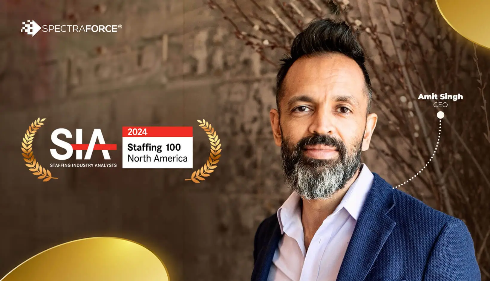 Amit Singh, Named in SIA’s 2024 Staffing 100 List